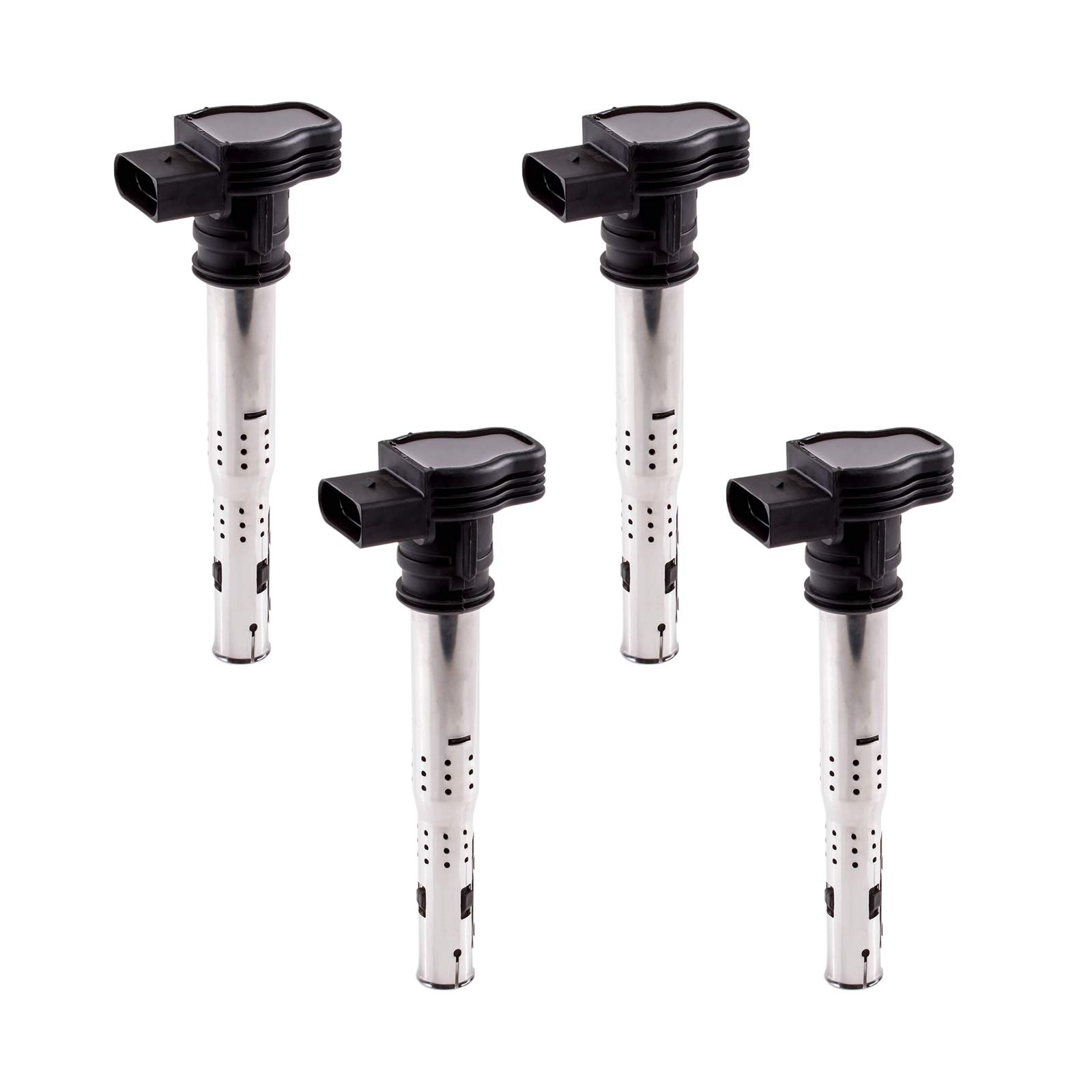 Amazon.com: MAS Set of 4 Ignition Coils Pack Compatible with Audi ...