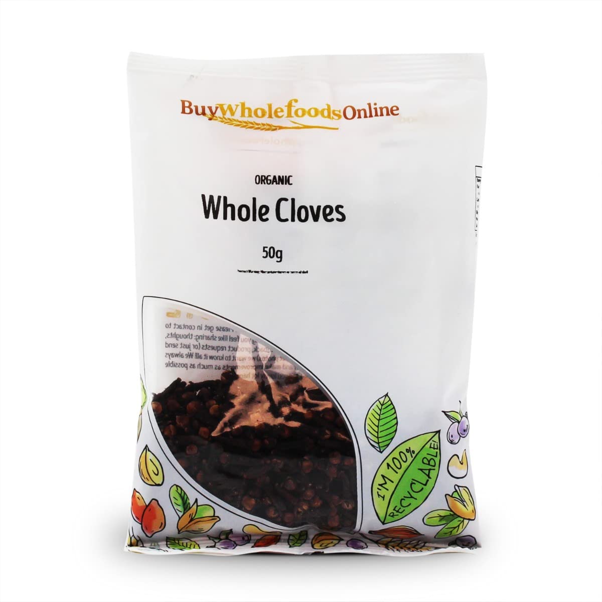 Organic Cloves Whole 50g (BWFO) : Amazon.co.uk: Grocery