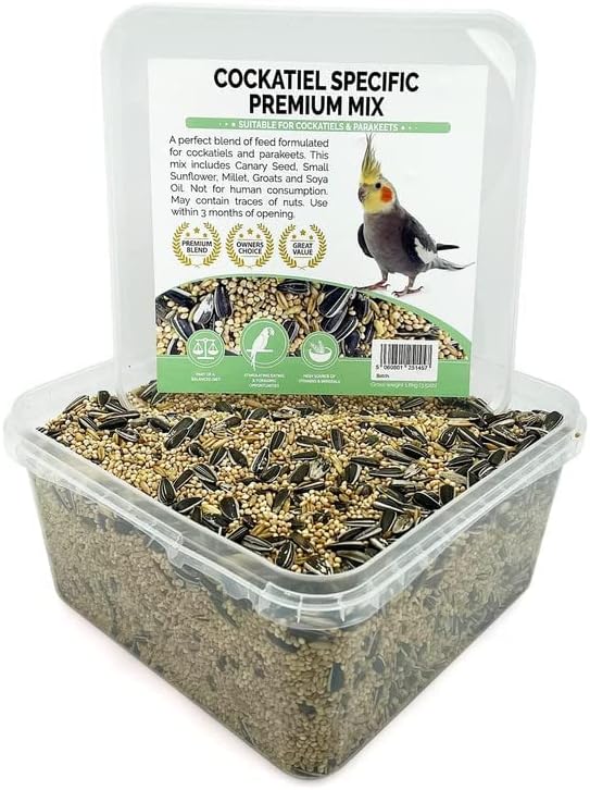 Cockatiel Specific Premium Mix Bird Seed Natural & Healthy Gourmet ...