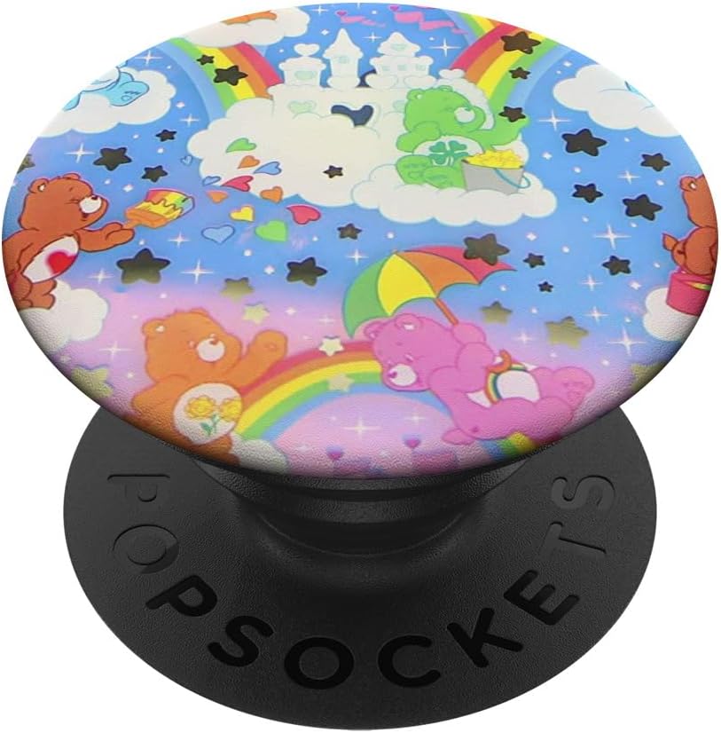 Amazon.com: Care Bears Cute Grumpy Bear Big Face Portrait PopSockets ...