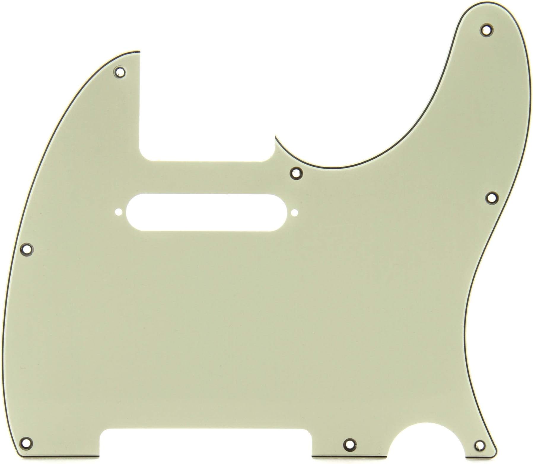 Amazon.com: Fender Modern Pickguard, Telecaster, 8-Hole - Parchment ...