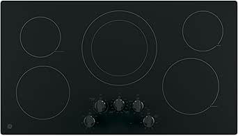 Amazon.com: GE JP3036DLBB 36" Electric Cooktop with 5 Elements ...