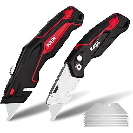 FC Folding Pocket Utility Knife - Heavy Duty Box Cutter with Holster ...