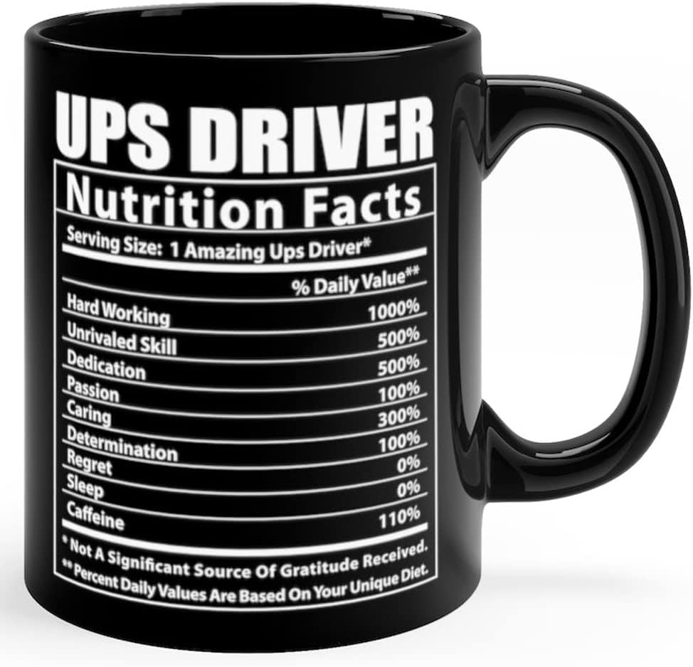 Amazon.com: Lovesout Funny Ups Driver Nutritional Facts Christmas 2026 ...