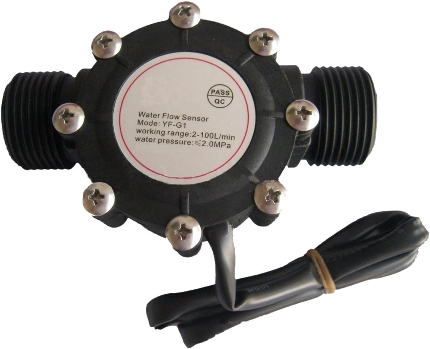 Amazon.com: YF-G1 DN25 Water Flow Sensor Hall Flowmeter For Central Air ...