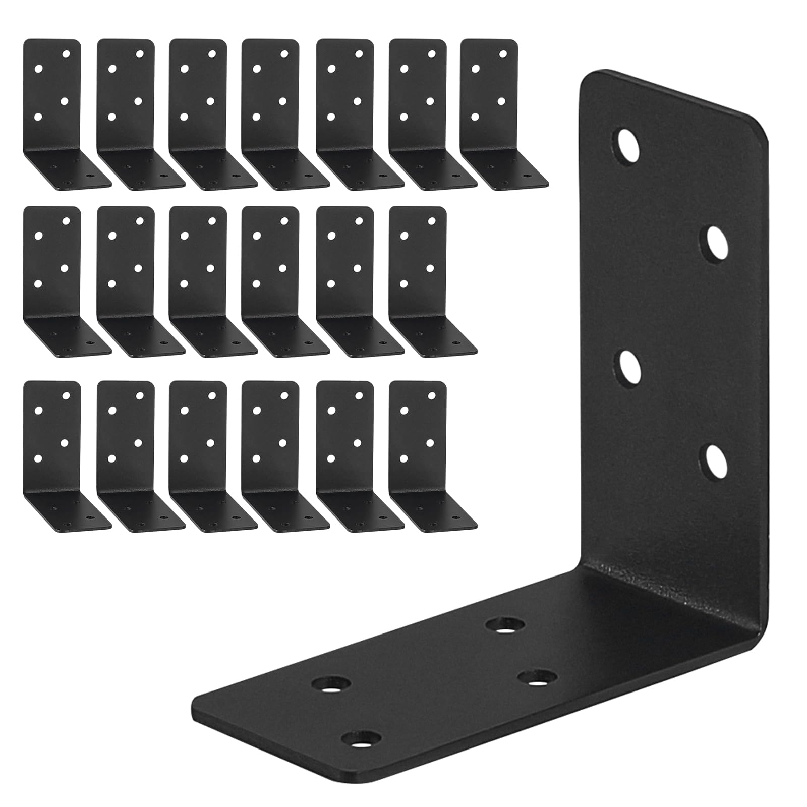 Snapklik.com : 20pcs Heavy Duty 3x3x15in Steel L Bracket