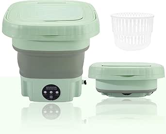 Amazon.com: Portable Washing Machine 9L, Mini Foldable Washer Machine ...