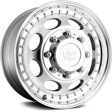 Amazon.com: Vision 181 Hauler Dually Front 16x6 8x170 +115mm Machined ...