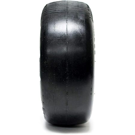 Amazon.com: 2 New Solid 8x3.00-4 Flat-Free Smooth T161 Tires w/Steel ...