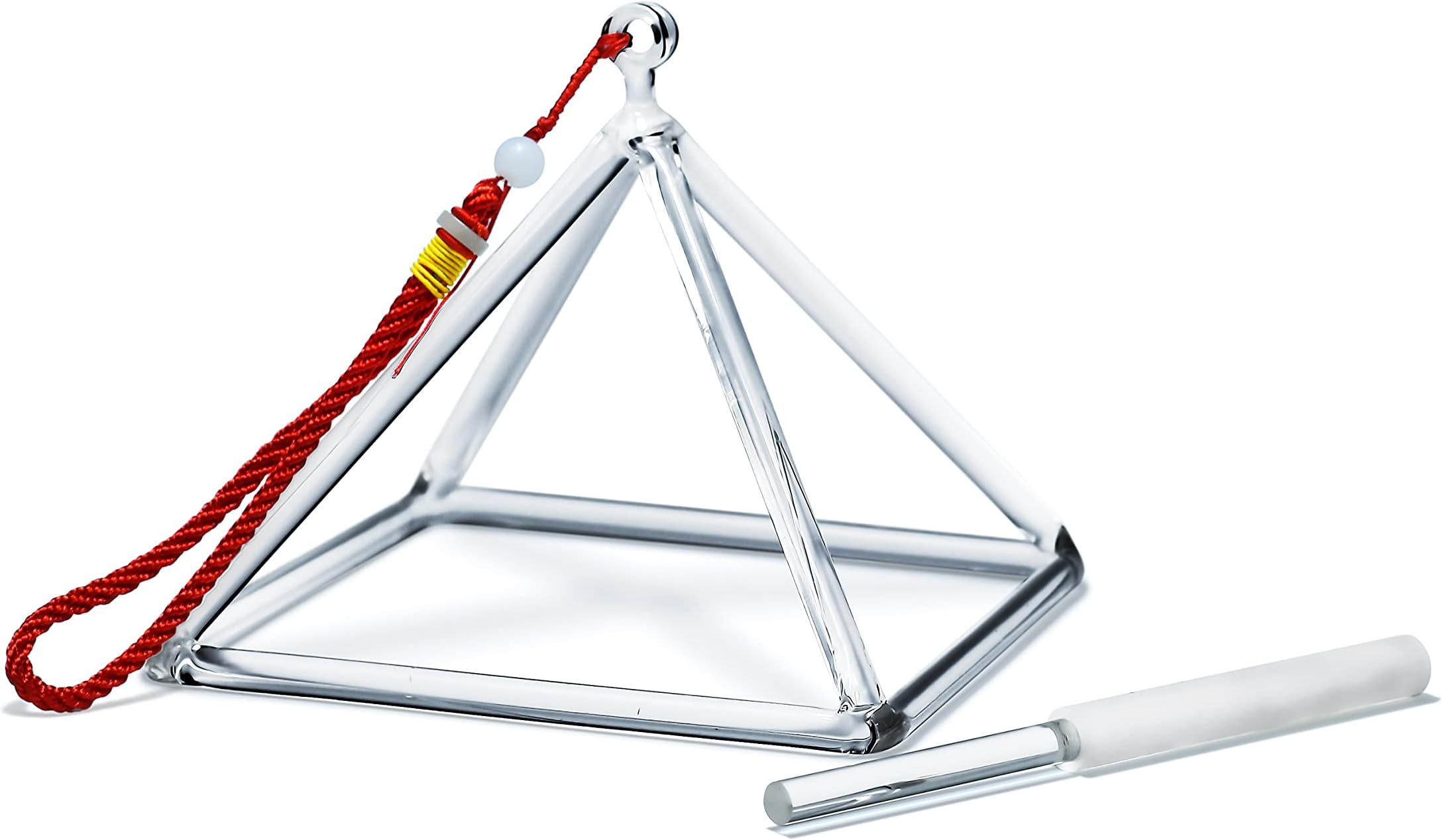 Amazon.com: Joysense Quartz Crystal Singing Pyramid Clear 6 inch With ...