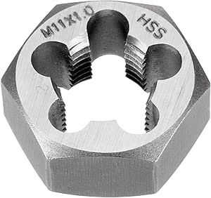 Amazon.com: HARFINGTON Hex Threading Die M11 x 1 Metric Thread Right ...
