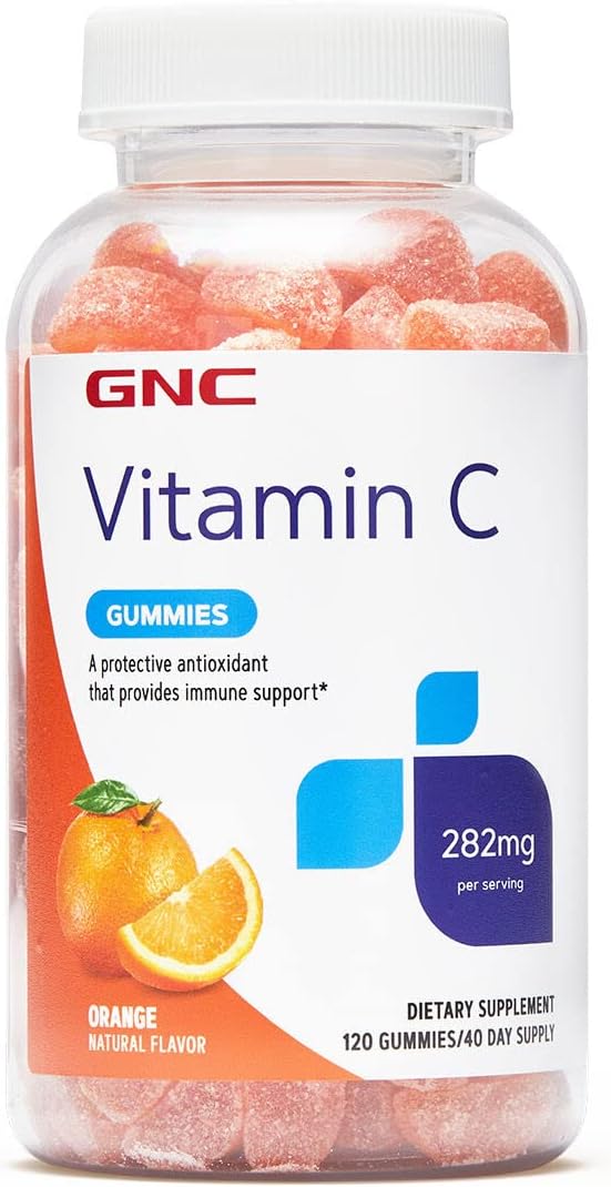 Amazon.com: GNC Vitamin C Gummies - 282mg | Immune Support | 120 ...