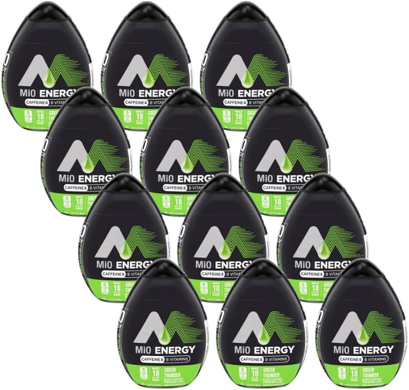 Amazon.com: Mio Energy Liquid Water Enhancer, Green Thunder, 1.62 OZ, 6 ...