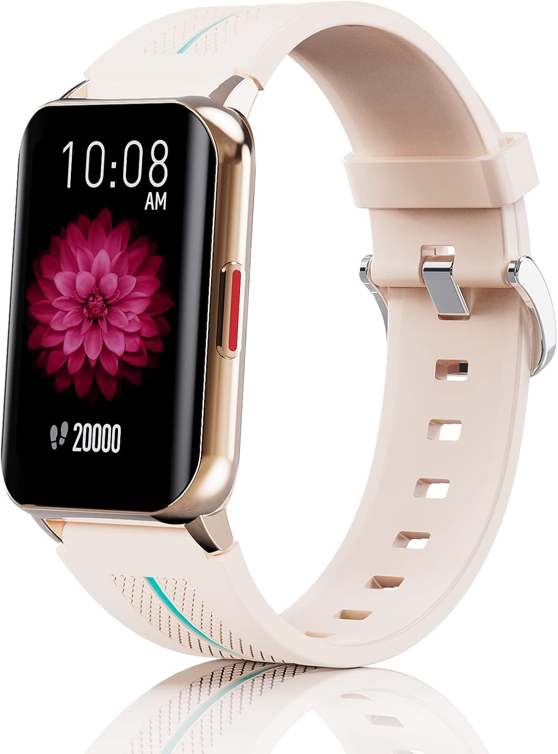 FreshFun Smartwatch Reloj Inteligente 1.57in, Pulsera Inteligente con Pantalla Curva Táctil ...