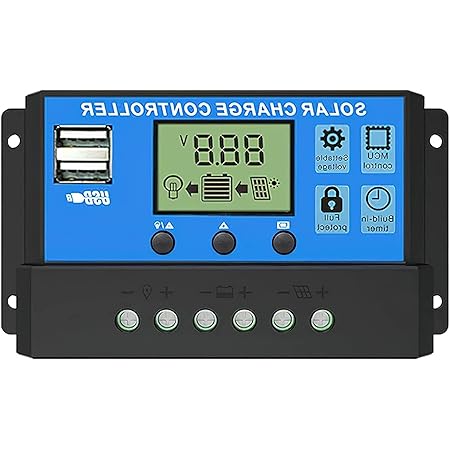 SSUCA Solar Charge Controller Intelligent Battery Regulator for Solar ...