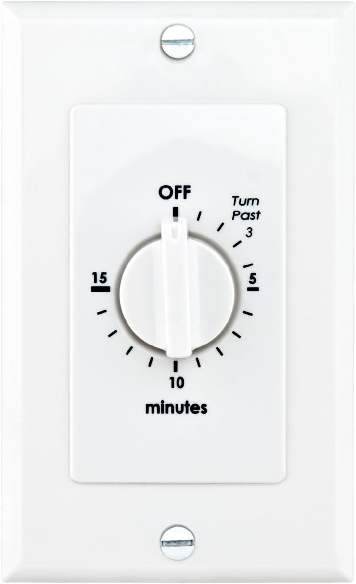 Amazon.com : Reliance Controls WB015W Spring-Wound in-Wall Timer, 15 ...