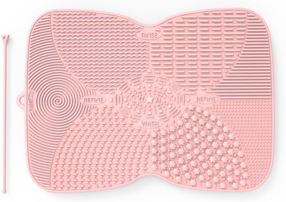 Amazon.com: MINTHE™ Makeup Brush Cleaner Mat | 2 Pack | Silicone Makeup ...