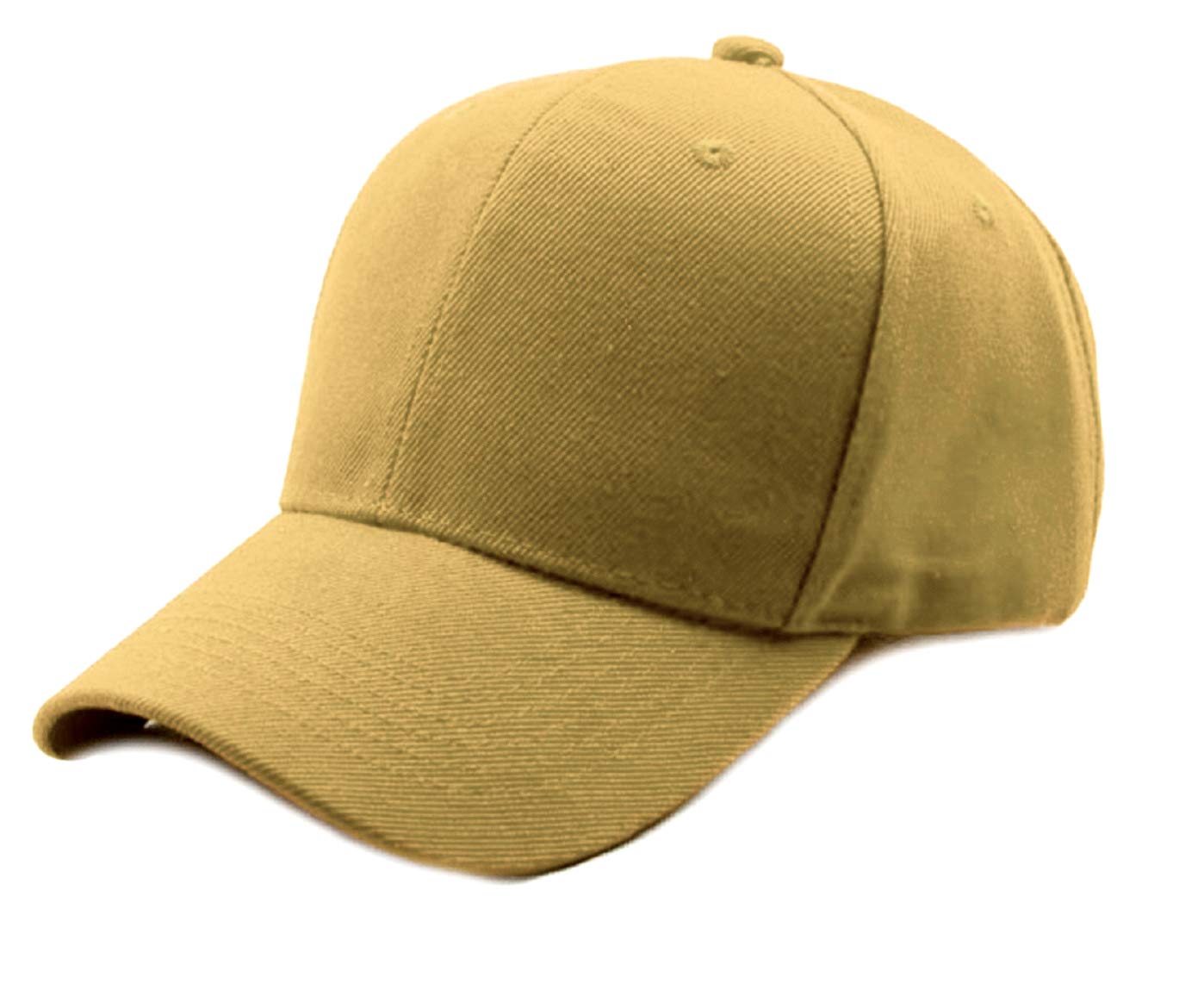 Buy FashMade Beige Baseball Cap Pure Cotton Boys/Girls/Mens/Women Caps ...