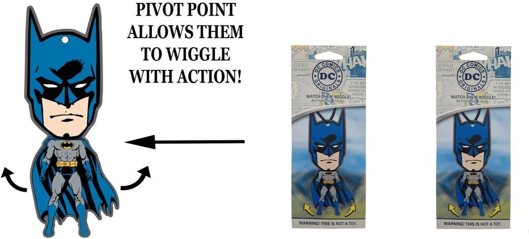 Amazon.com: Superman Batman Wiggler 1 Pack air freshener Vanilla x 2 ...