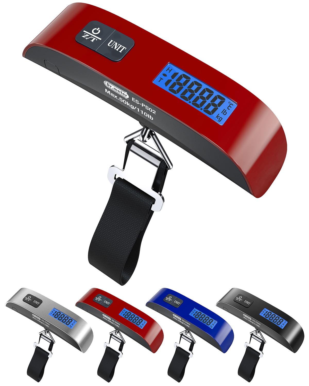 Amazon.com: Luggage Scale, Dr.meter Luggage Weight Scale Backlight LCD ...