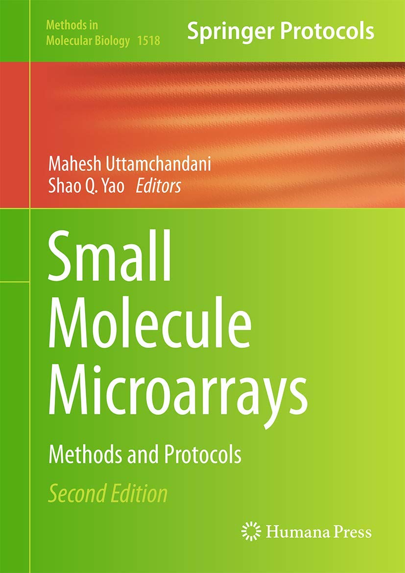 Small Molecule Microarrays: Methods and Protocols: 1518 | Amazon.com.br