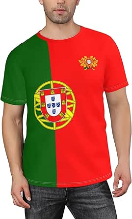 Portugal Flag Cool Portuguese Patriotic Shirts 3D Graphic Printed ...