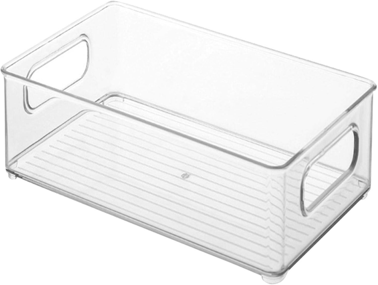 Amazon.com: 4PCS Refrigerator Organizer Set Bins Clear Plastic ...