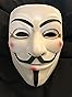 Amazon.com: ZLLJH V for Vendetta Mask for Anonymous Cosplay Mask Hacker ...
