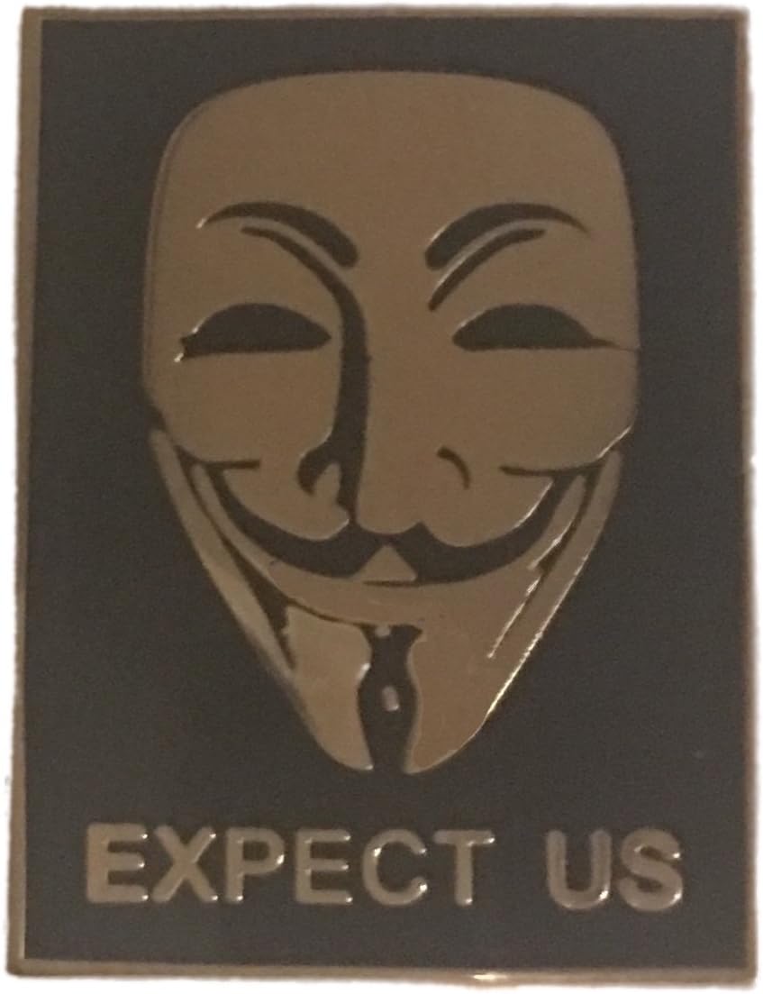 Amazon.com: Anonymous Hacker Mask Lapel Pin