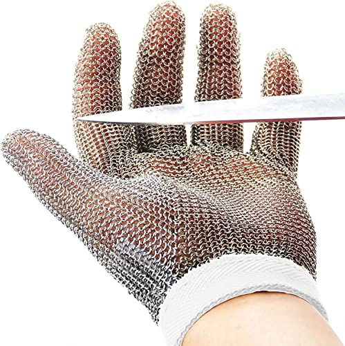 Snapklik.com : Dowellife Chainmail Glove, Cut Resistant Glove Food ...
