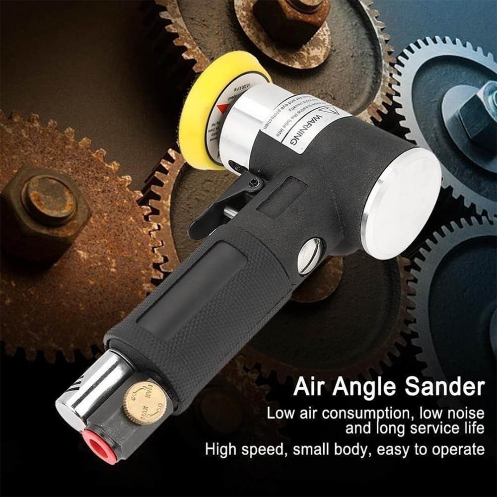 60Pcs Mini Air Sander Kit, Pneumatic Sander with 1â€? 2â€? 3â€? Backing ...
