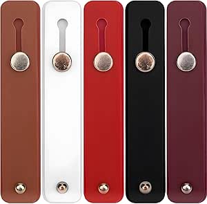 Amazon.com: 5 Pack Silicone Phone Grip & Lazy Stand - Solid Color, Push ...