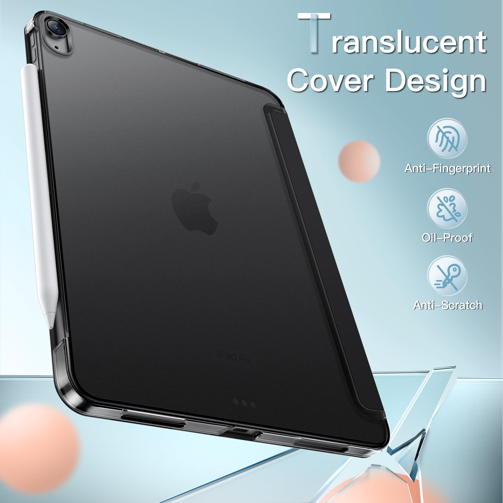 Ipad Pro 11 Inch Screen Protector JETech IPad Air 11-Inch M3/M2 (2025/2024) Rotating Case And ...