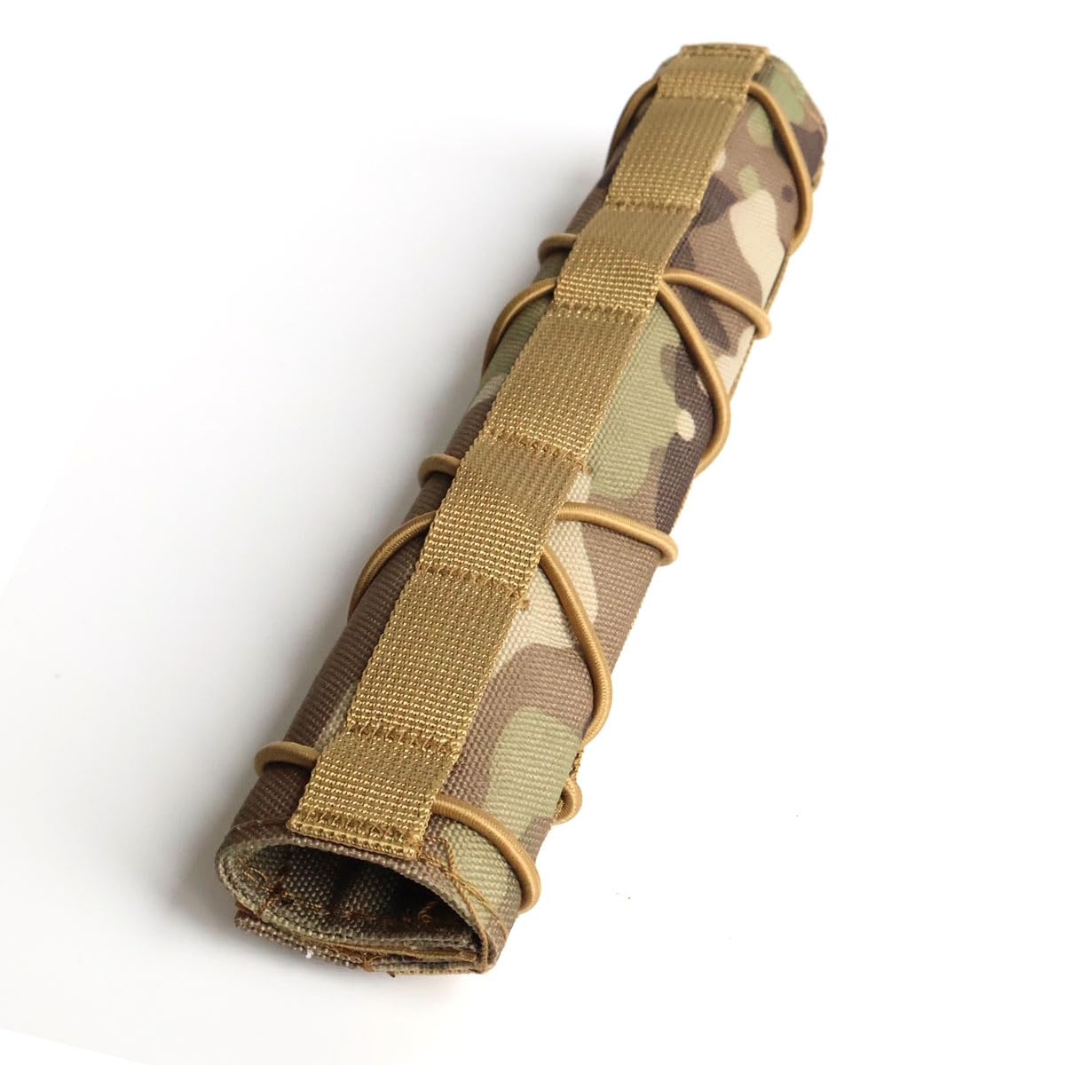 RALSPEC Multicam Tactical Airsoft Suppressor Moderator Cover Muffler ...