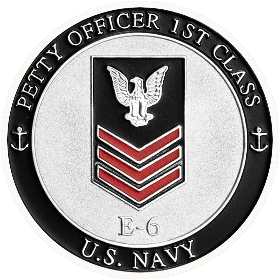 US Navy Rank Coin Perfect for Military Wall or Table Collections Naval ...