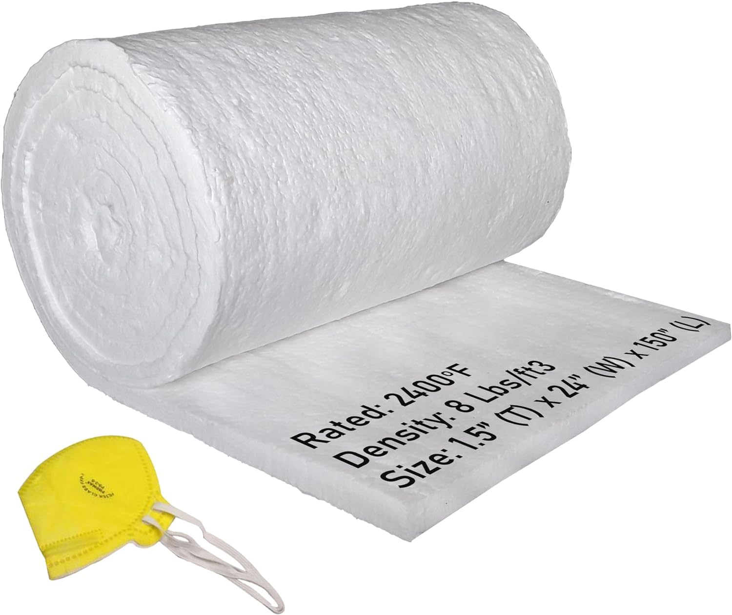 Amazon.com: SIMOND STORE Ceramic Fiber Insulation Blanket - 1.5” x 24 ...