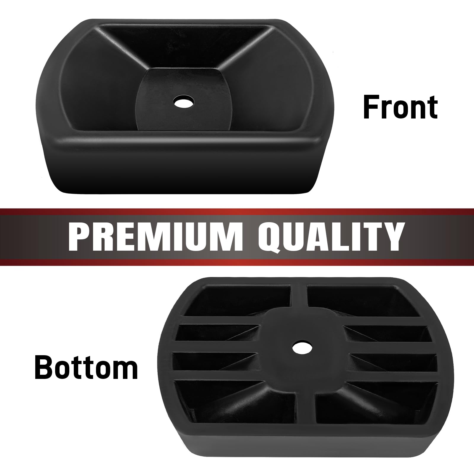 Snapklik.com : Rubber Wheel Dock For Trailer Tongue Jack, Suit For 6 ...