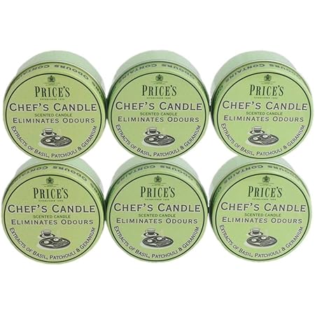 Prices Chefs Candle in Tin - Eliminates Cooking Cooks Kitchen Odour ...