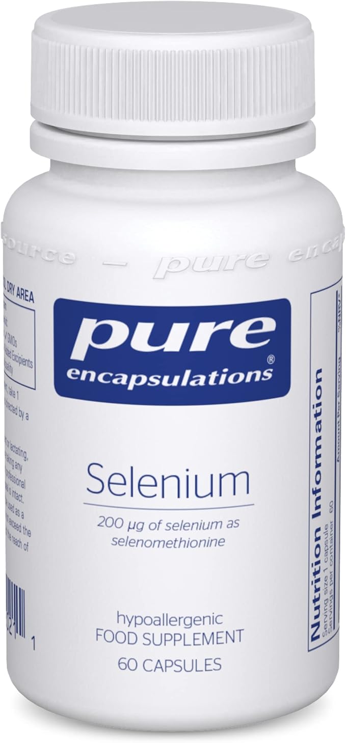 Pure Encapsulations - Selenium 200ug - Organic Selenomethionine ...