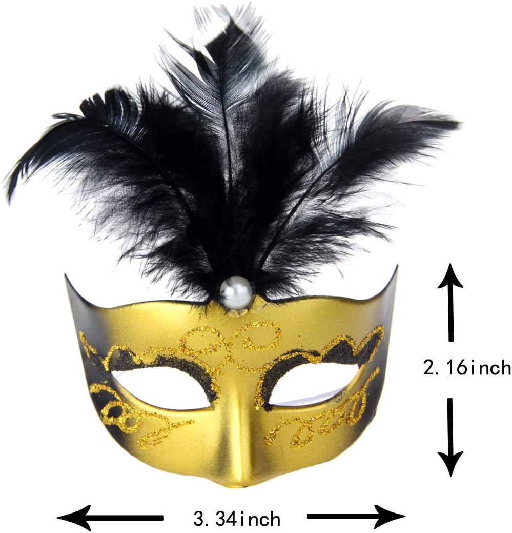 12pcs/lot Mini Masquerade Masks Party Decoration Luxury Small Masks ...