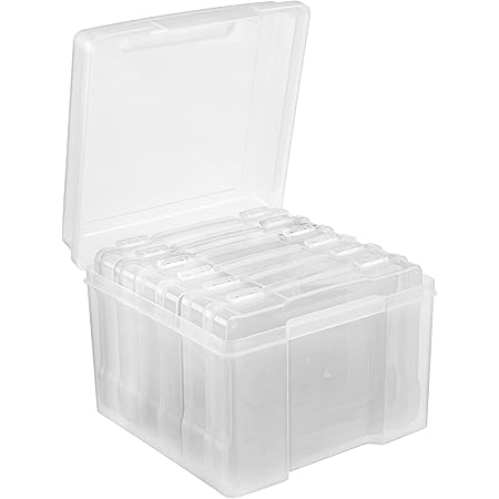 Jumbo Photo Storage Box Set – Photograph Organiser Craft Case, 16 6x4 ...