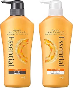 Amazon | 花王エッセンシャル しっとりまとまる シャンプー ＆コンディショナー480ML | Generic | シャンプー・コンディショナーセット 通販