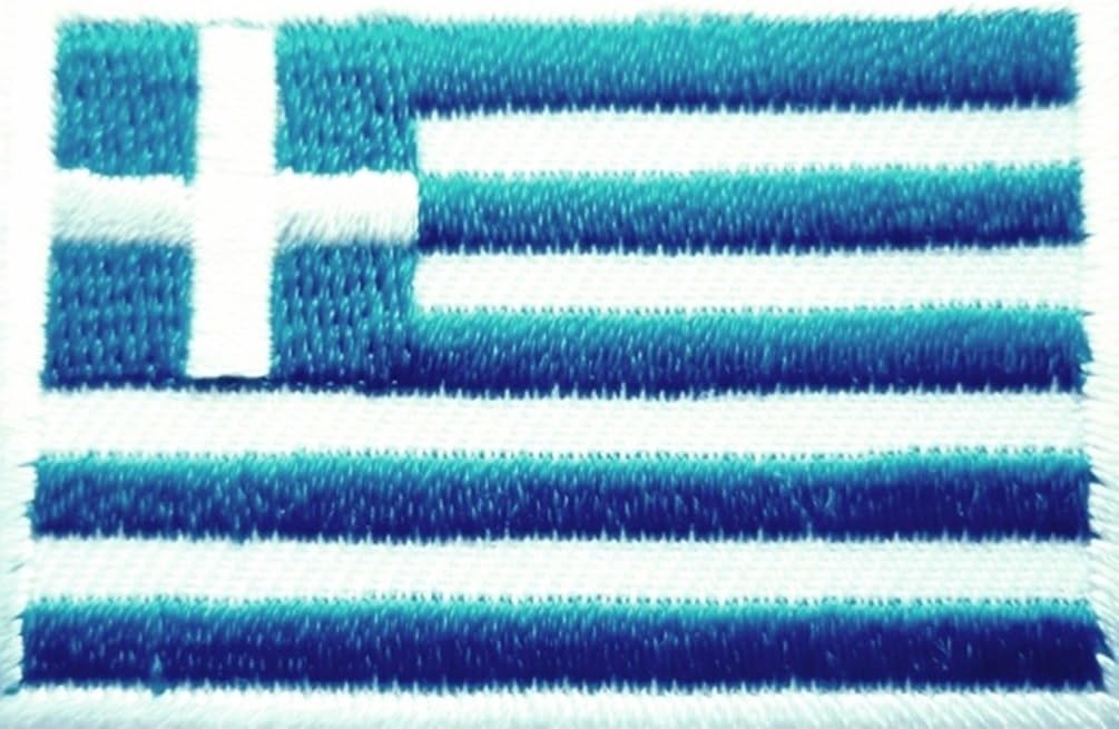Amazon.com: Collectible Mini Greece Flag Motocross Racing Iron On Patch