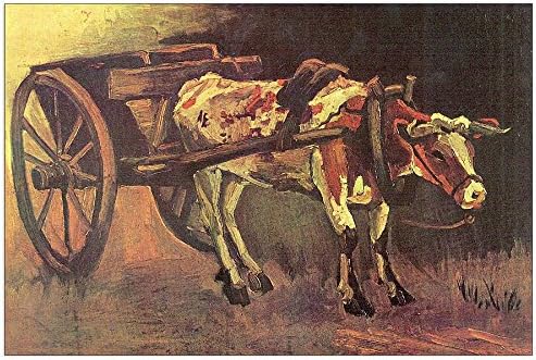 ArtPlaza Van Gogh Vincent carts with brown Ox Decorative Panel, Wood ...