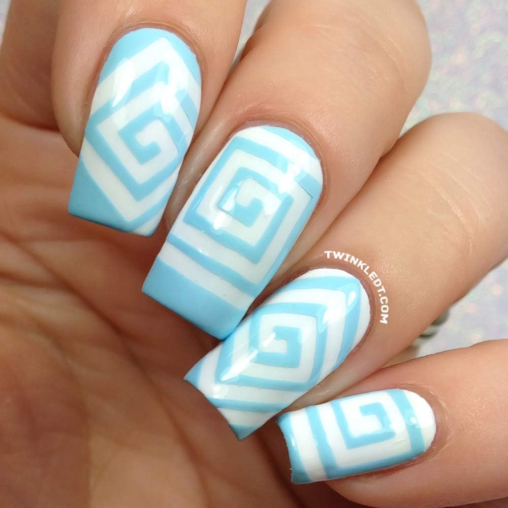 Amazon.com: Premium Nail Vinyls - No Rip Handmade Nail Art Stickers ...