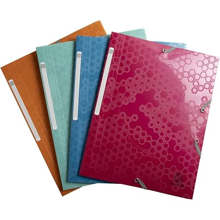 Exacompta 55210E 4er Pack Einschlagmappe Maia. Juris-Mappe aus extra ...