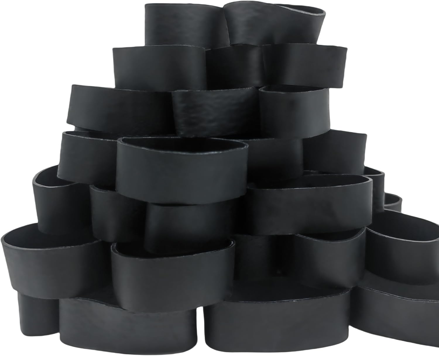 Amazon.com : Thick Rubber Bands Heavy Duty - Black Wide Strong Elastic ...