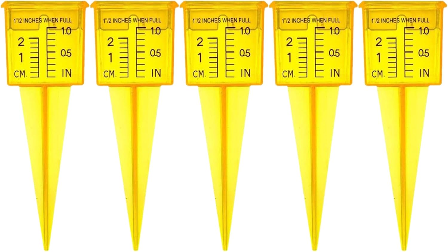 Amazon.com: Outdoor Rain Gauges Up To 38mm Measurement Tool For Garden ...