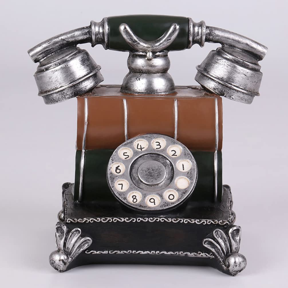 Garneck Kids Phones Vintage Landline Coin Bank Telephone Modelling ...
