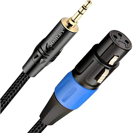 Amazon.com: TISINO 3.5mm to XLR Cable Unbalanced Mini Jack 1/8 inch to ...